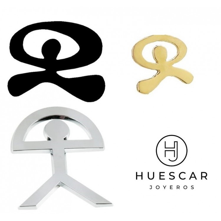 Pin Indalo en plata de ley