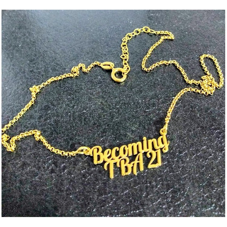 Collares con nombres TIPO DE LETRA elegir en plata de ley bañado en...