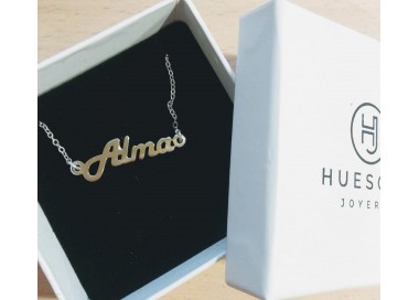 Collares con nombres TIPO DE LETRA elegir en plata de ley