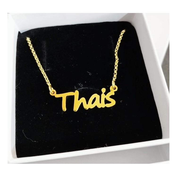 Collares con nombres TIPO DE LETRA elegir en plata de ley bañado en...
